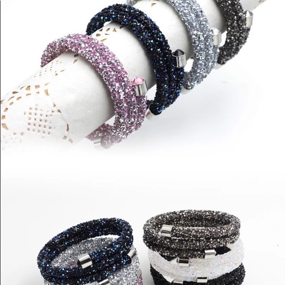 Jewelry | Wrap Chrystal Sparkly Bracelet Brand New | Poshmark
